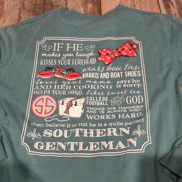 Simply Southern | Tops | Simply Southern Southern Gentleman Long Sleeve ...